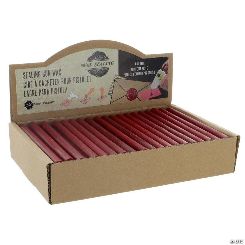 Manuscript Wax Sealing Gun Wax 72pc Red