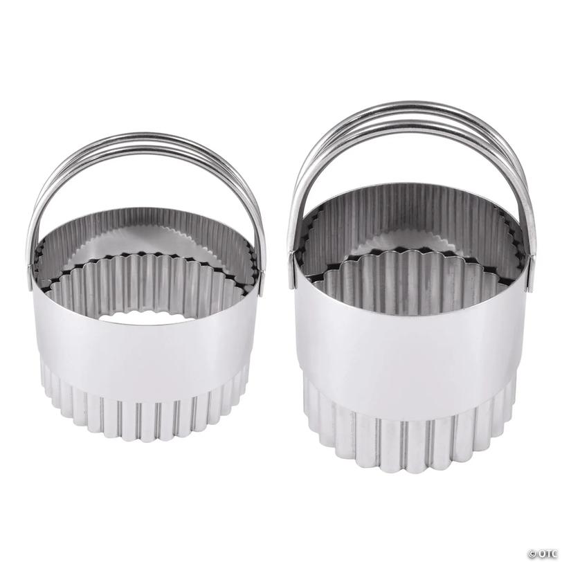 Fluted Biscuit Cutter 2 Piece Set | Oriental Trading