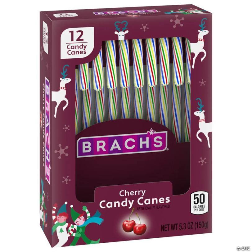5.3 oz. Brach's ® Cherry Candy Canes - 12 Pc.