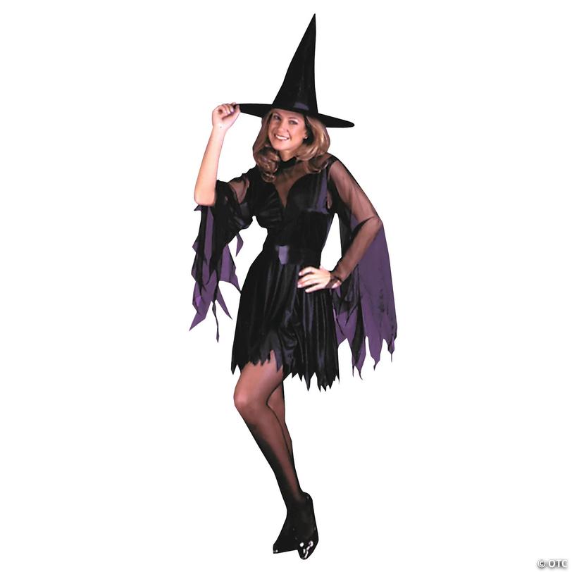 Women’s Sexy Witch with Sash Costume - Large