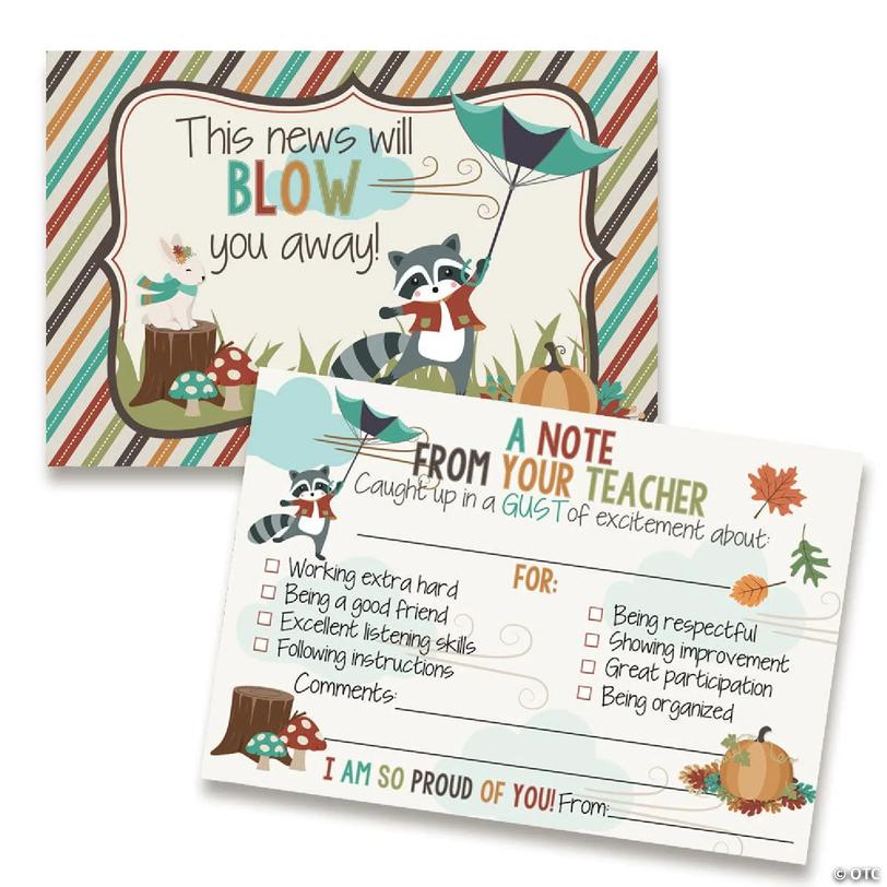 Blow You Away Raccoon & Rabbit Teacher Mail for Students by ...